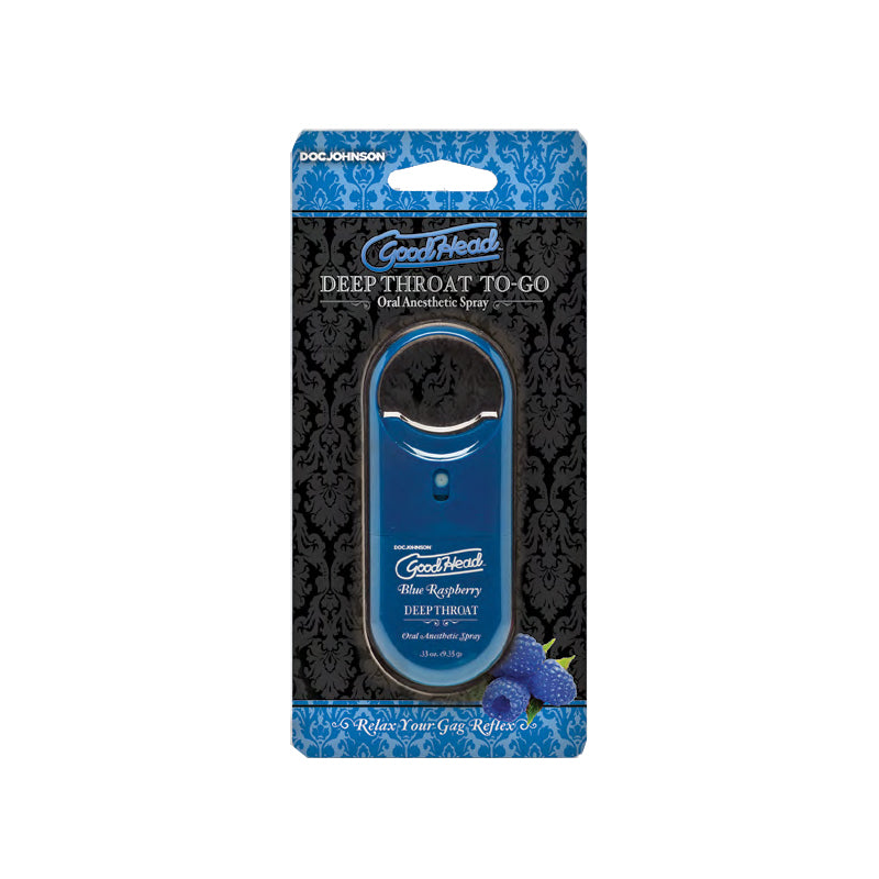 Goodhead Deep Throat Spray To Go Blue Raspberry 33oz