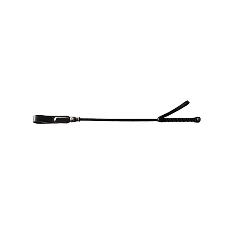 Short Riding Crop Slim Tip 20 Black