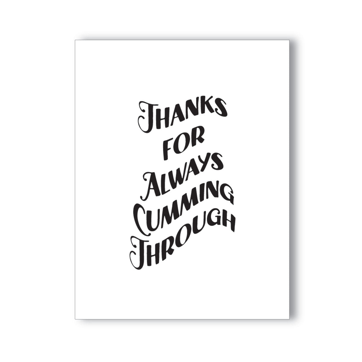 Thanks For Cumming Naughty Kard