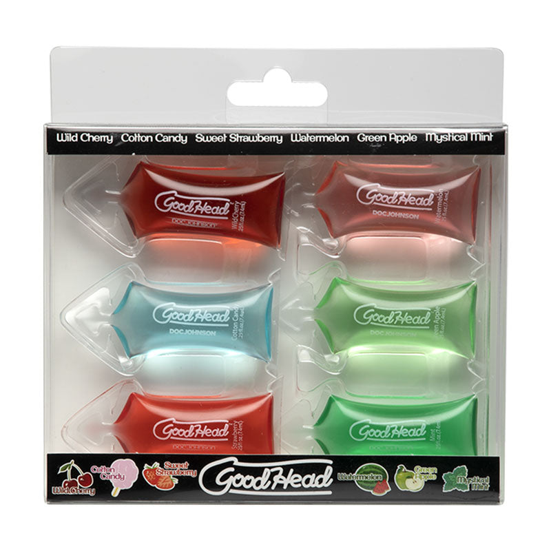 Goodhead Oral Sex Gel Pillow Paks 6 Pack 6631