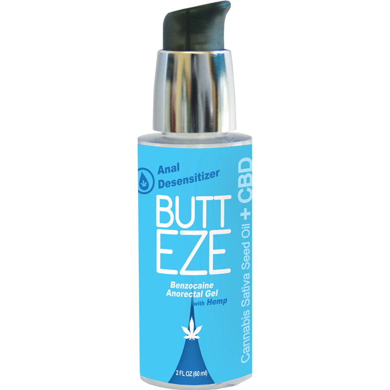 Butt Eze Desensitizing Lubricant Whemp Seed Oil 2 Oz