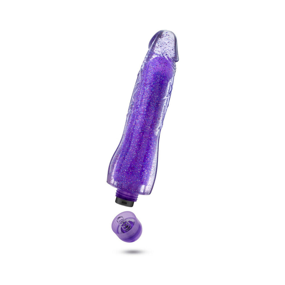 Blush Glow Dicks Glitter Vibrator Molly Purple