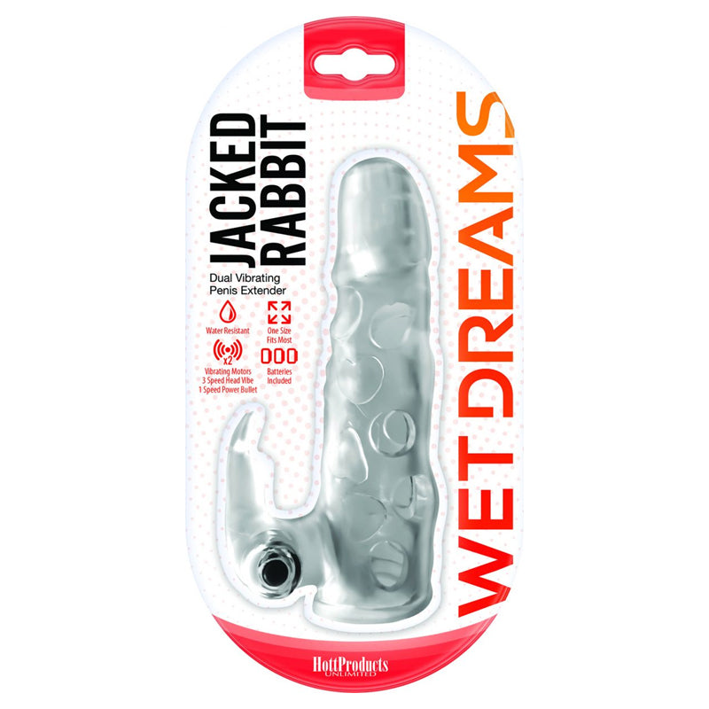 Wet Dreams Jacked Rabbit Extension Sleeve Power Bullet
