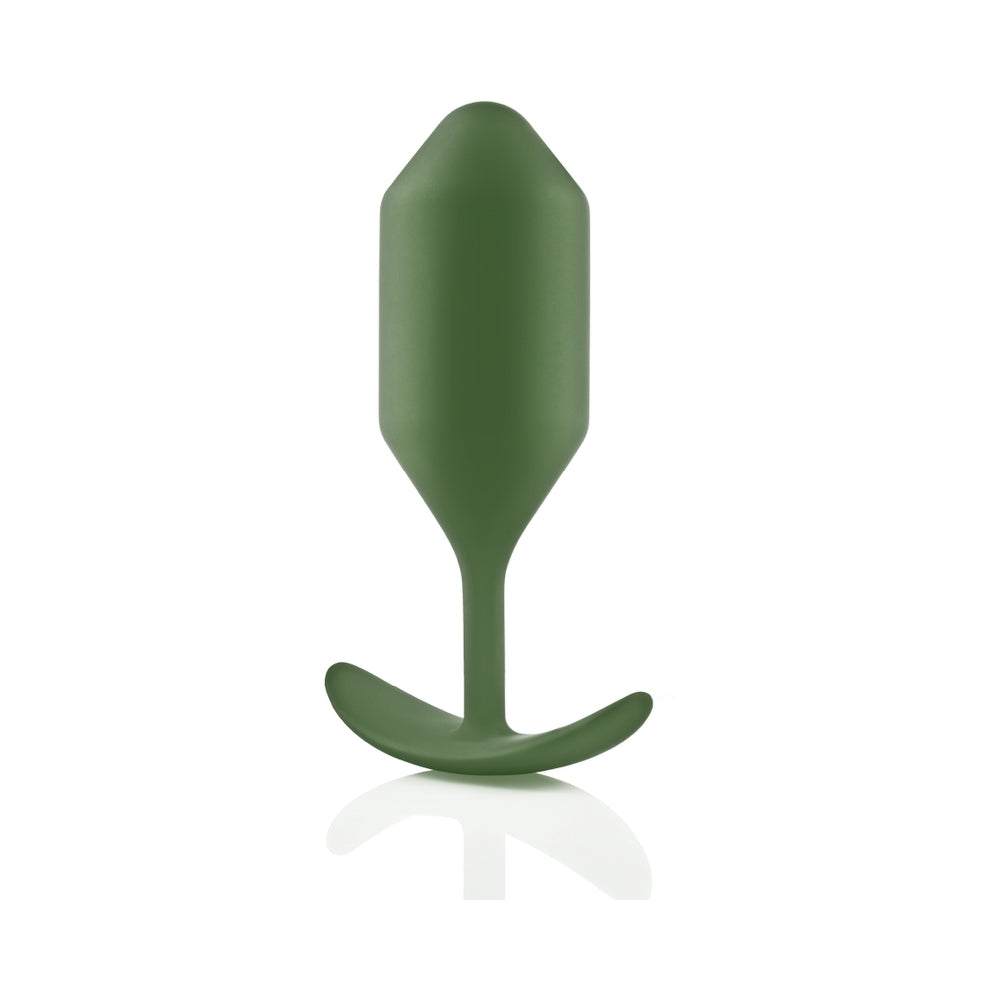 B Vibe Weighted Snug Plug 4 257 G Army
