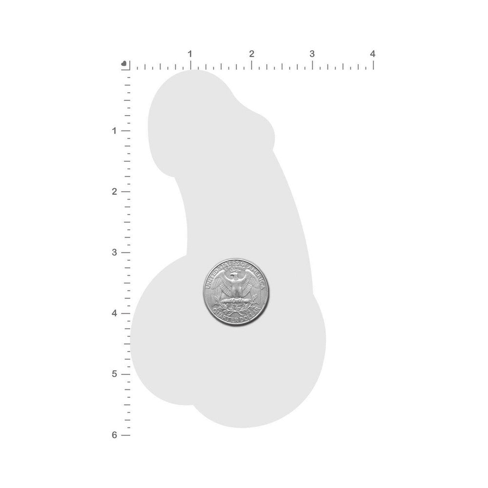 Pastease Penis Holographic Silver Dick Nipple Pasties