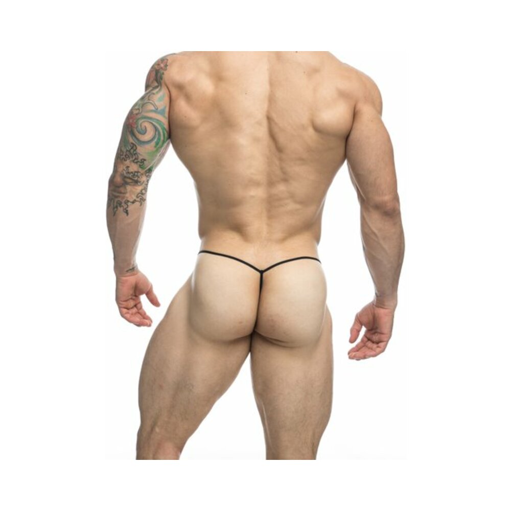 Malebasics Justin Simon Classic G String Bulge Neon Green Sm