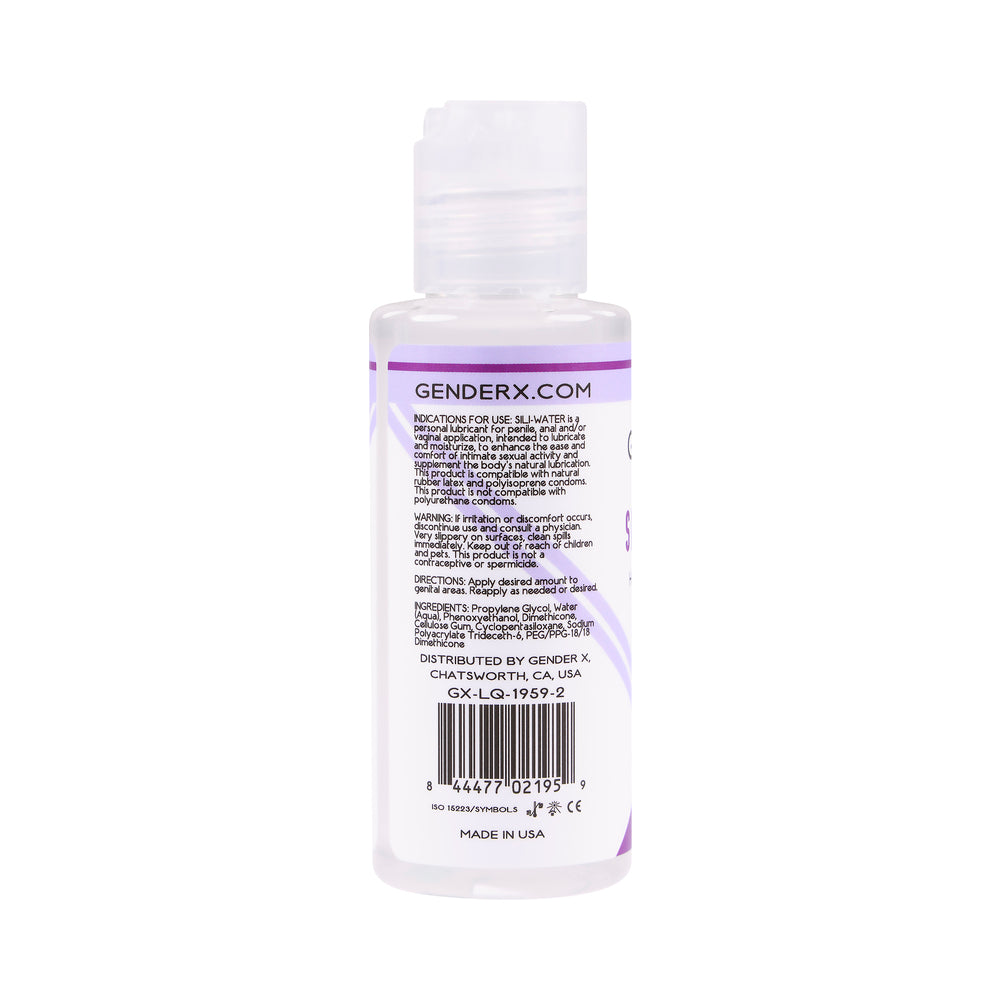 Gender X Sili Water Hybrid Personal Lubricant 2 Oz
